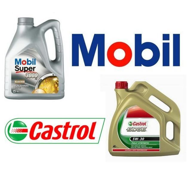 Added original Castrol and Mobil oils